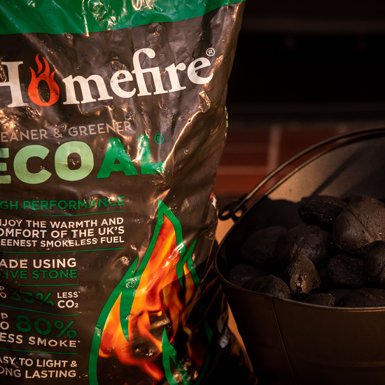 Ecoal Smokeless Coal 25kg & 10kg | Homefire