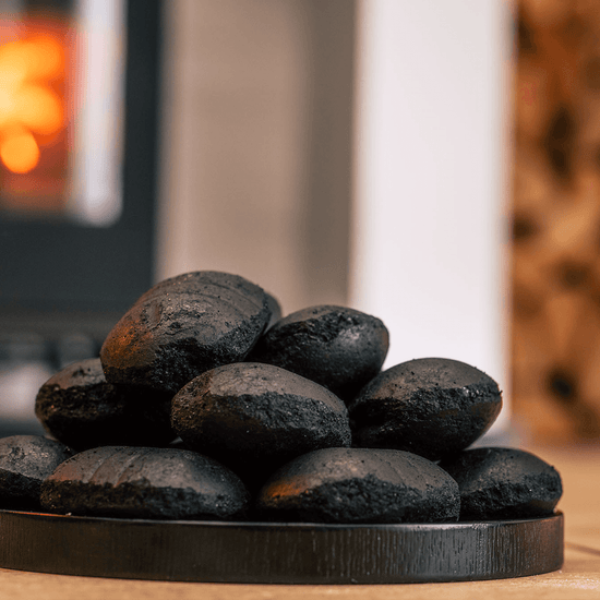 Premium Sustainable Oval Smokeless Coal - 25kg | Homefire