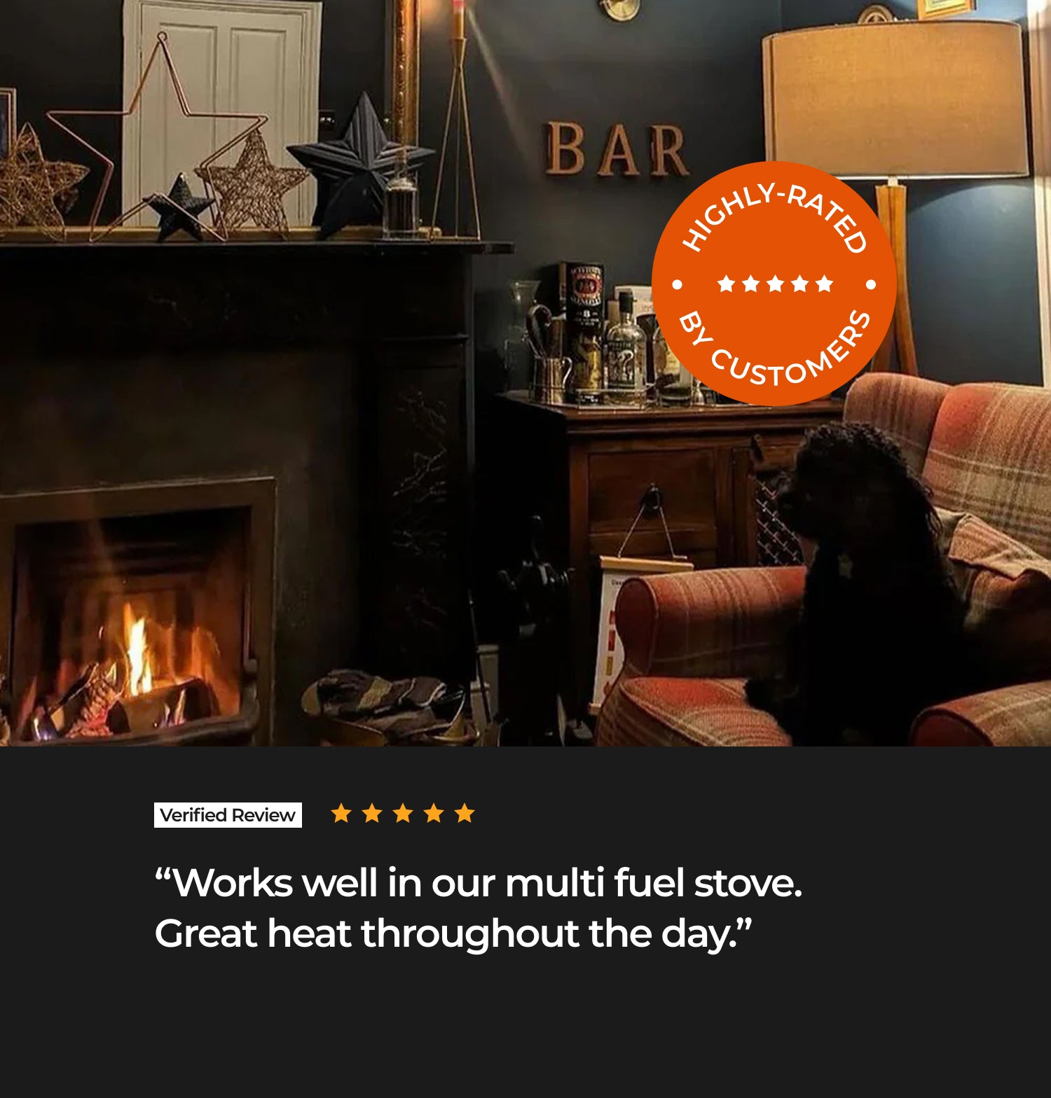 Premium Sustainable Oval Smokeless Coal - 25kg | Homefire