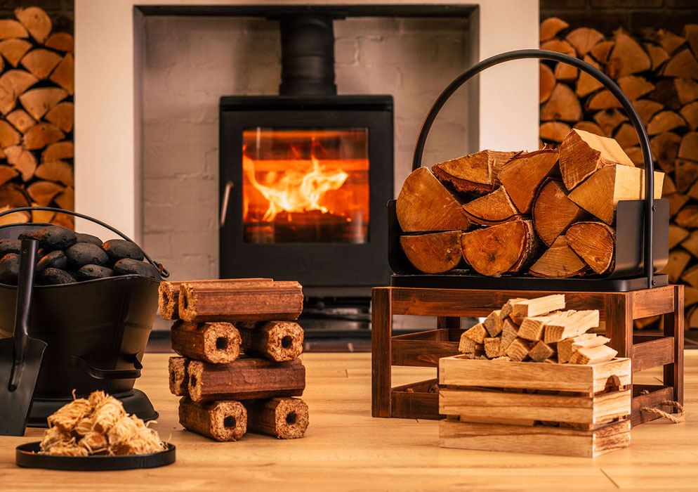 Multi-Fuel Burner Bundle - Ecoal50, Logs & More | Homefire