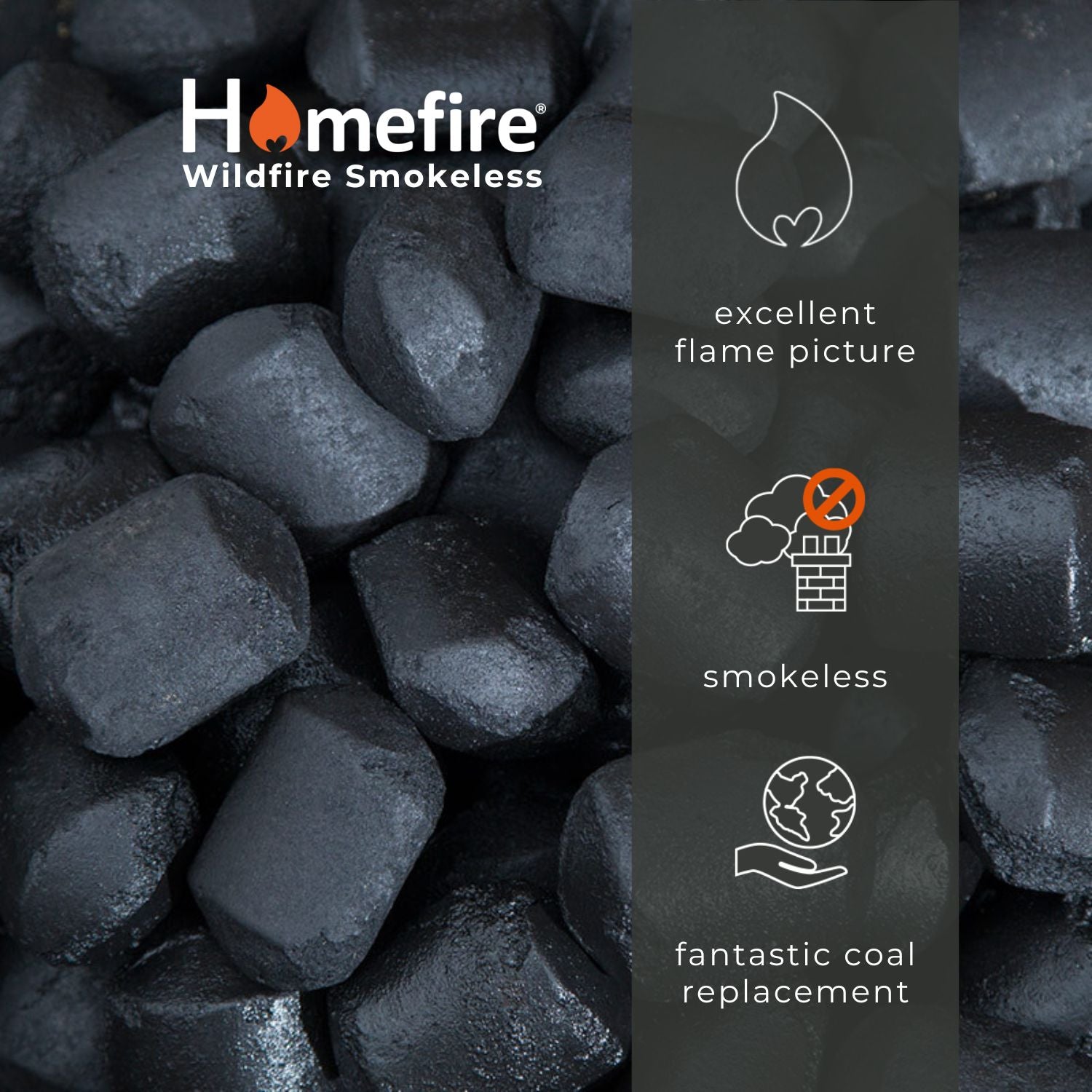Smokeless Coal For Open Fires & Multi-Fuel Stoves | Homefire